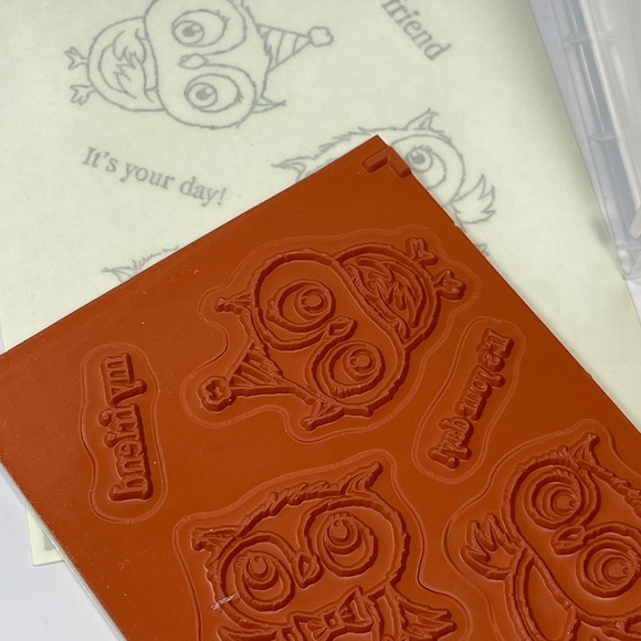 Stampin' Up! | Office | Retired In Adorable Owls Stamp Set By Stampin ...